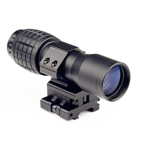 3X Magnifier Scope with FTS Flip to Side Mount Fits Holographic and ...