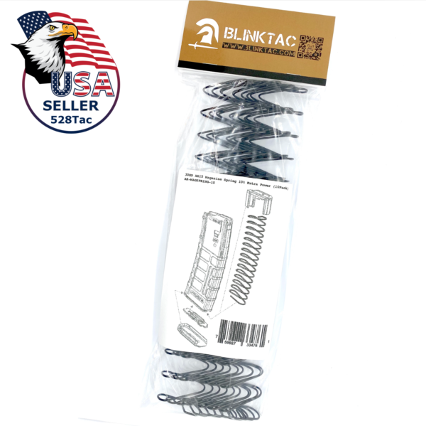30RD AR-15 Magazine Spring 10% Extra Power (100Pack) - BlinkTac