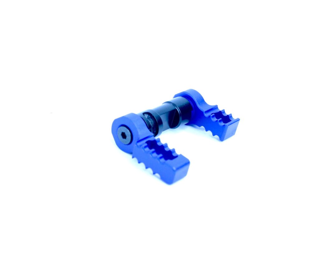 AR Ambidextrous Dual Safety Selector Switch – BLUE -AR15 AR10 AR9 AR45 ...