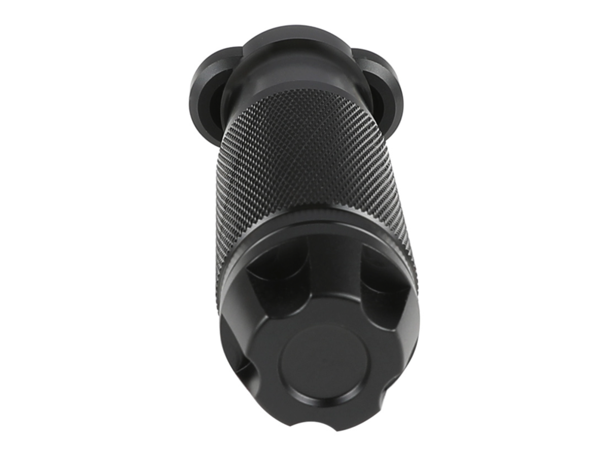 Vertical Grip M-LOK Long Height 6061-T6 Aluminum Black - BlinkTac