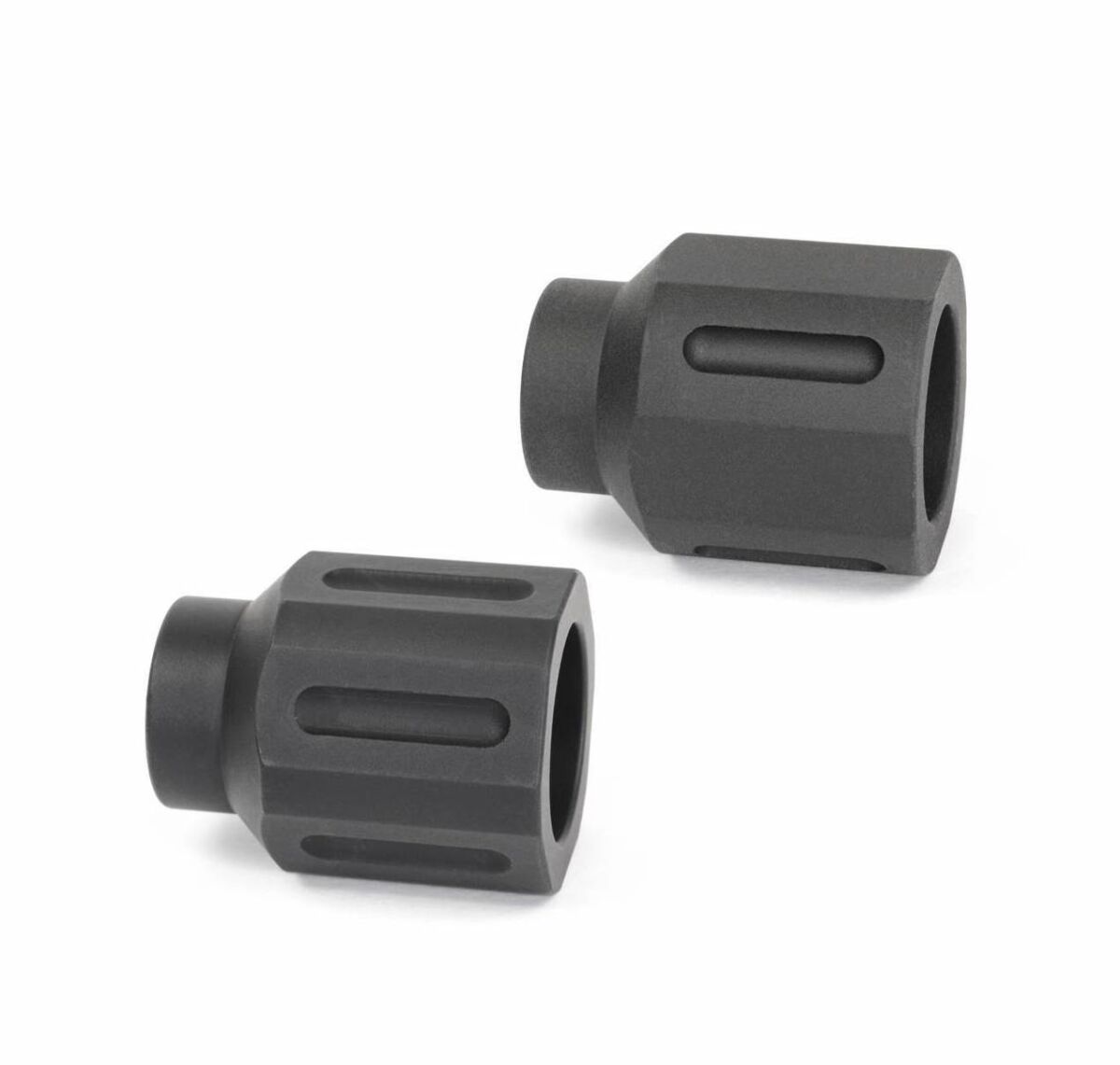 BATTLEARMS® 9mm 4 Flat Flash Can 1/2x28 MUZZLE BRAKE - BlinkTac