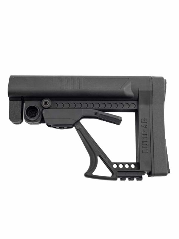 Luth-AR MBA-5 stock with Grovtec™ Quick Detach sling cup FDE - BlinkTac