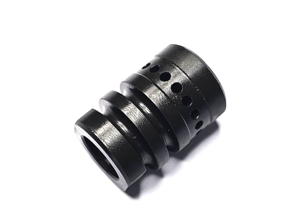 KAK Industry Mini Compensator, 1/2x28 Muzzle Brake - BlinkTac