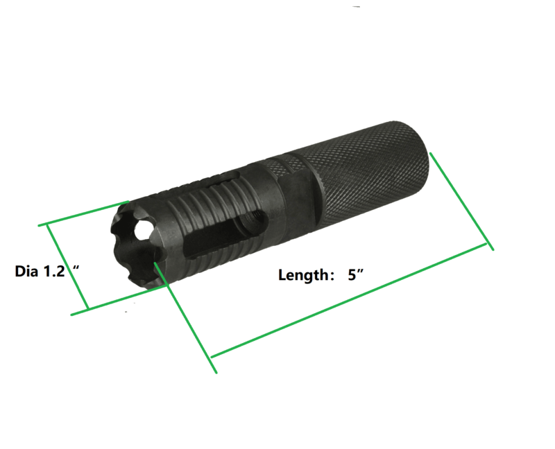 5/8x24 TPI Thread All Steel Phantom Muzzle Brake And Sound Forwarder ...