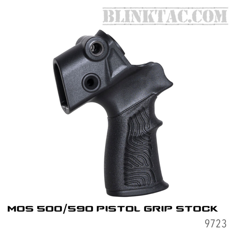 MOSSBERG 500/590 PISTOL GRIP STOCK ADAPTER/ BLACK - BlinkTac