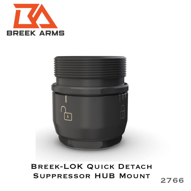 BREEK ARMS Breek-LOK Quick Detach Suppressor HUB Mount - BlinkTac