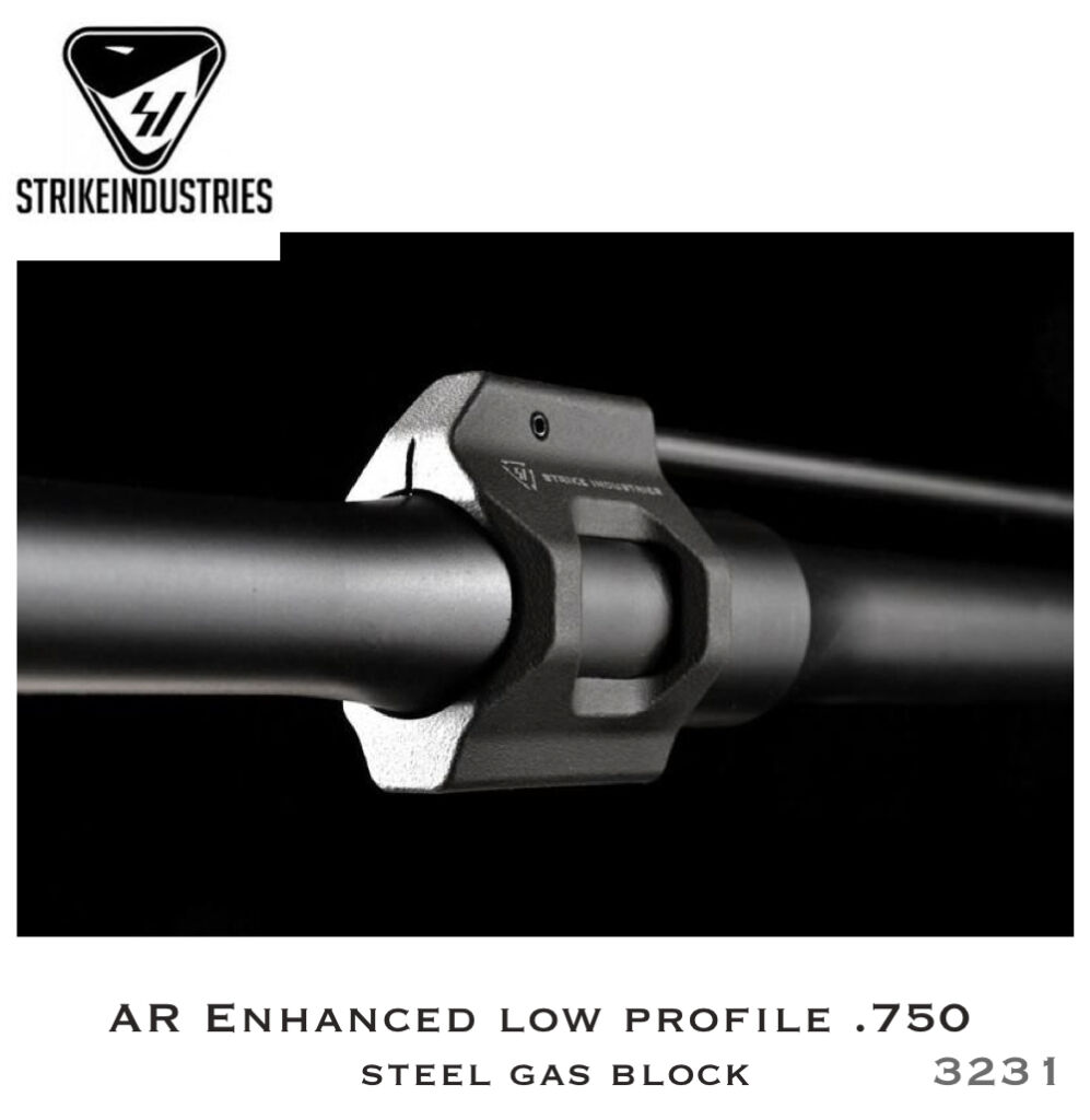 Strike Industries Enhanced Low Profile Steel Gas Block - BlinkTac