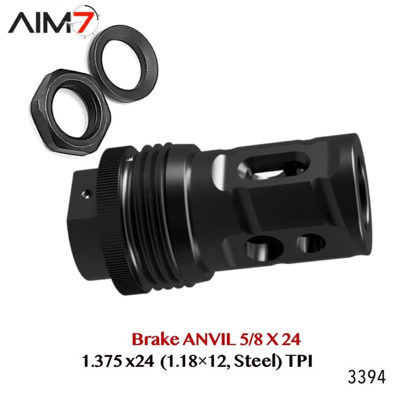 AIM7 Brake ANVIL Series (1.18×12, Steel) 5/8 X 24 TPI - BlinkTac